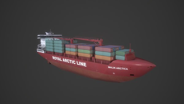 3D container ship - TurboSquid 1352649