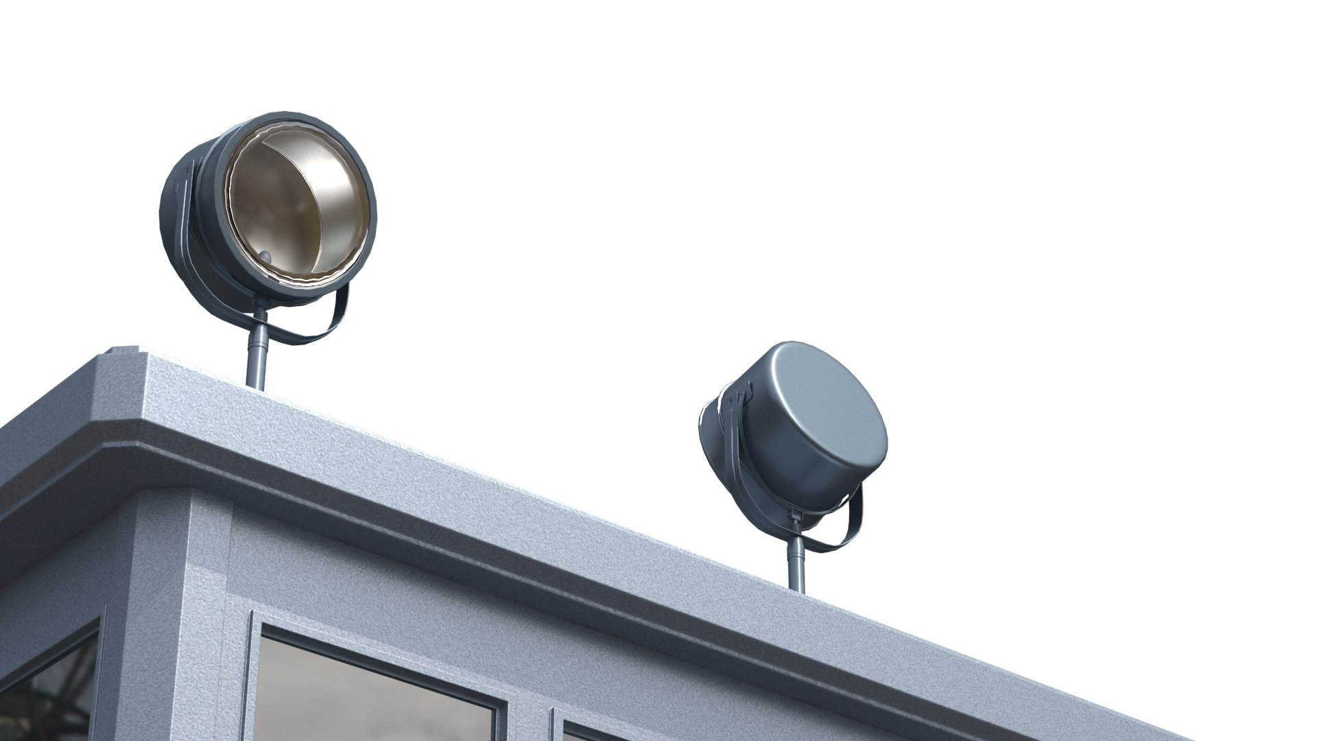 Guard Booths For Military 3D model - TurboSquid 1838890