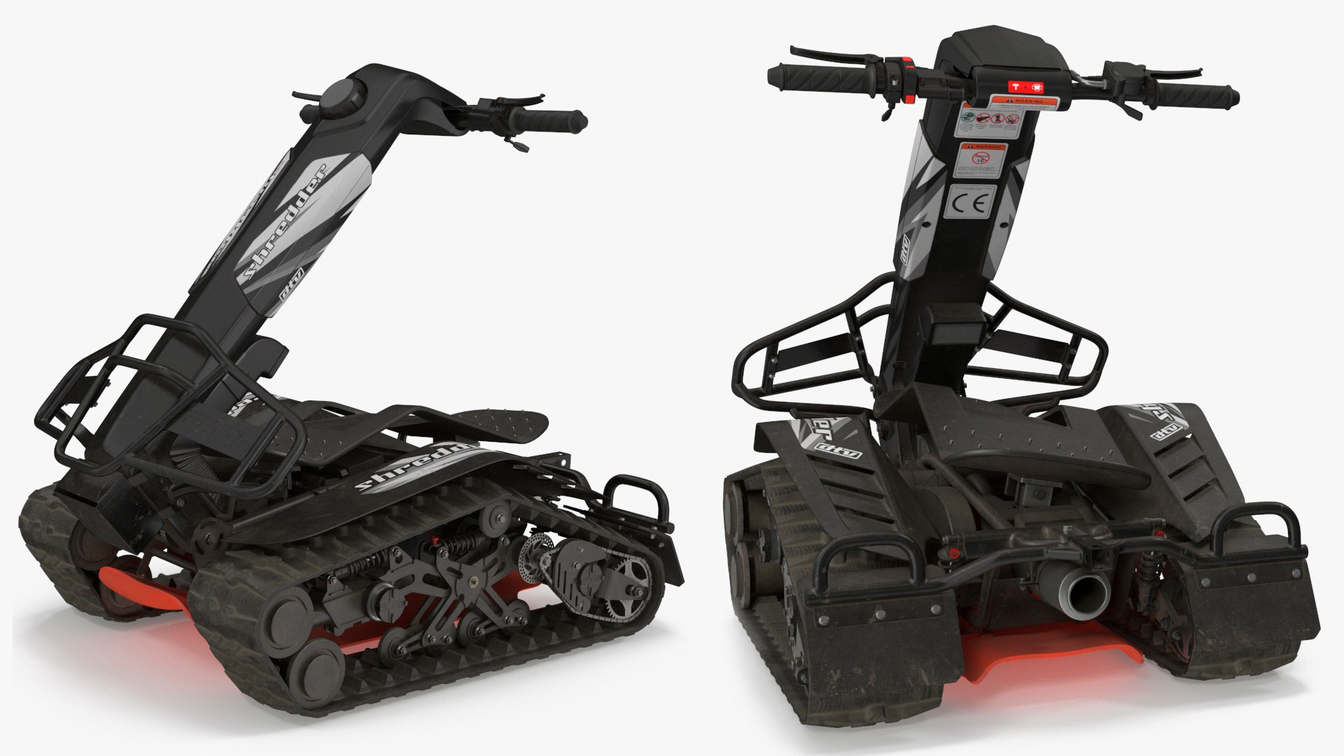 Dirt All Terrain Scooter DTV Rigged For Maya 3D Model - TurboSquid 2293315