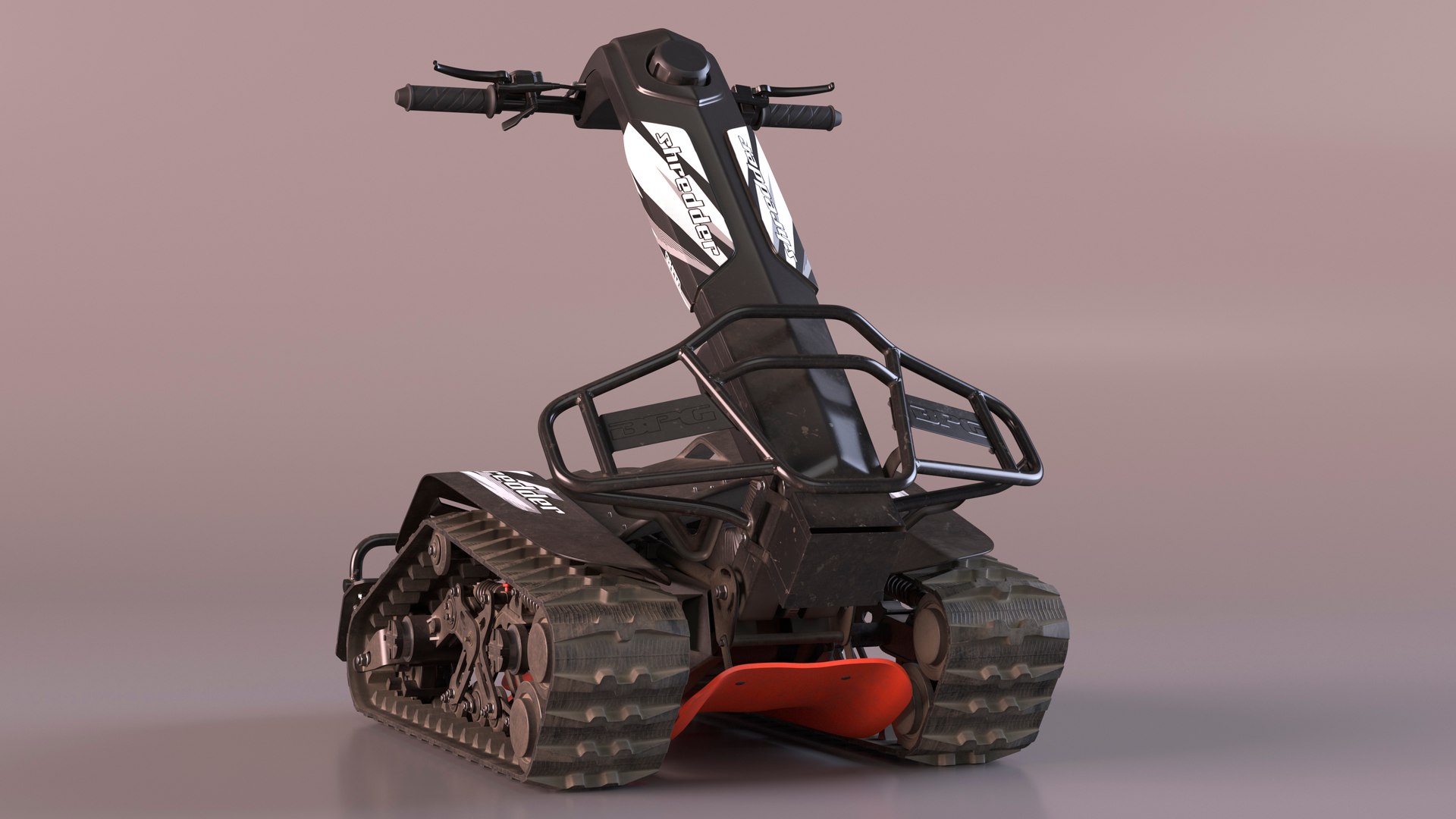 Dirt All Terrain Scooter DTV Rigged For Maya 3D Model - TurboSquid 2293315