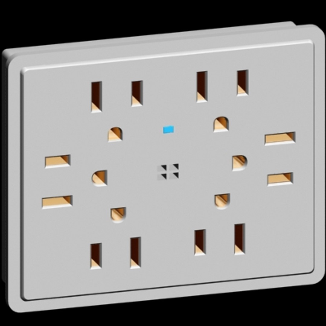 Acenti Style Quad Outlet 3d Model
