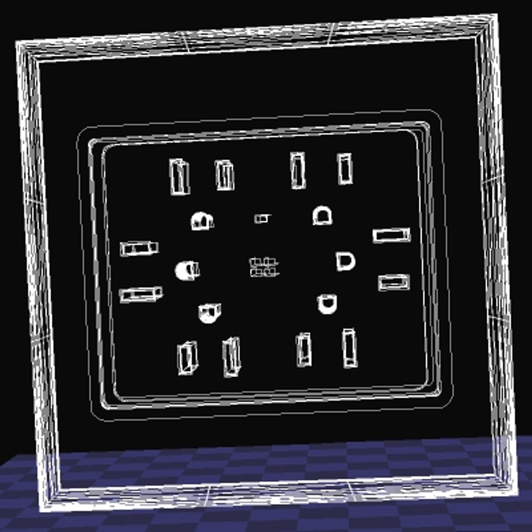 Acenti Style Quad Outlet 3d Model