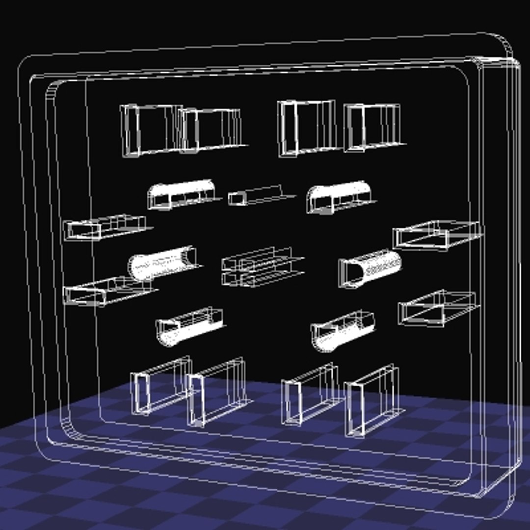 Acenti Style Quad Outlet 3d Model
