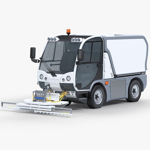 Road Sweeper Ausa W200H 3D - TurboSquid 1774311