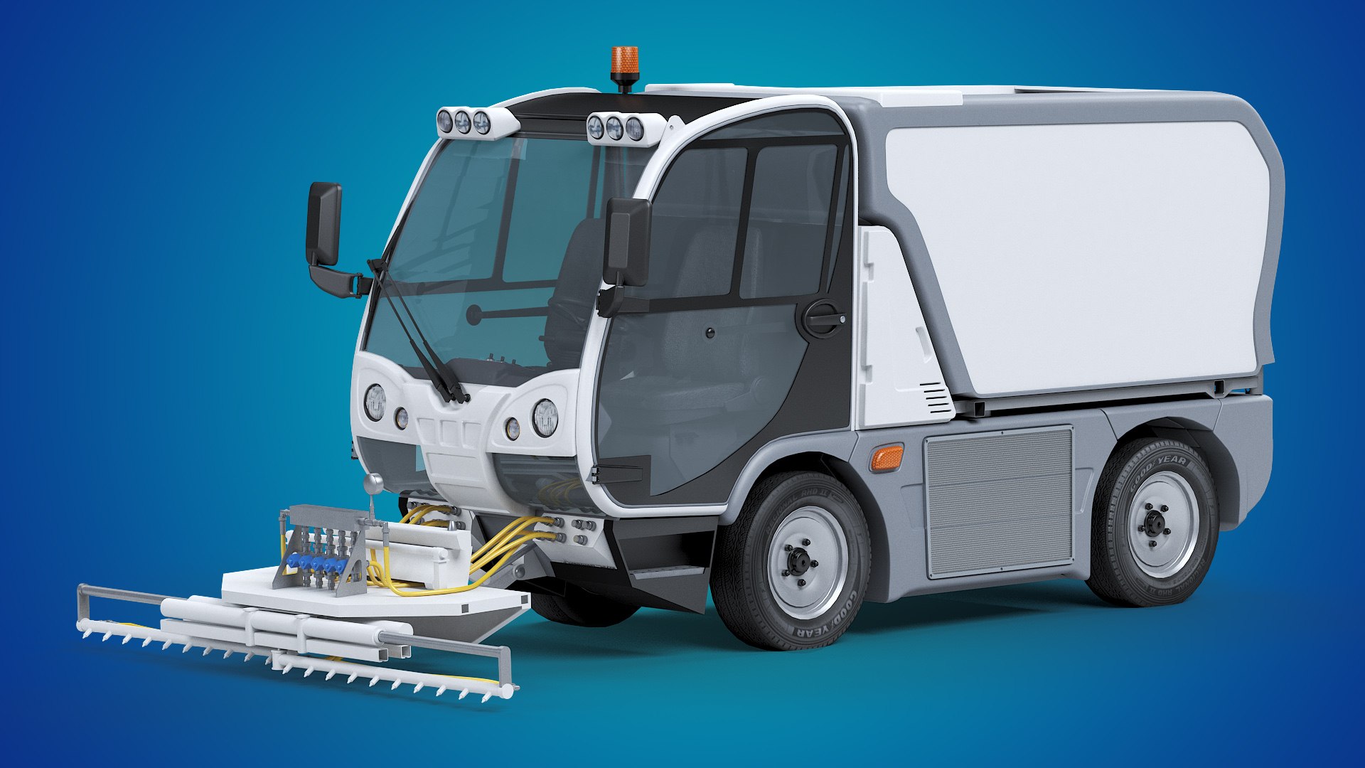 3D Watercleaner Street Machine Ausa W200H - TurboSquid 1773337