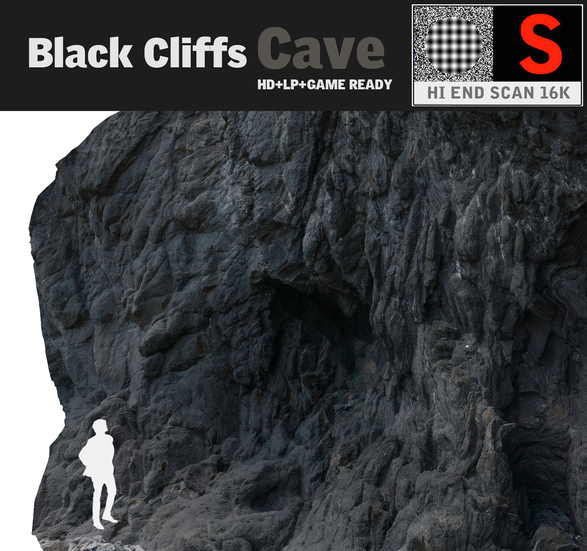 3d black cliffs pack 9