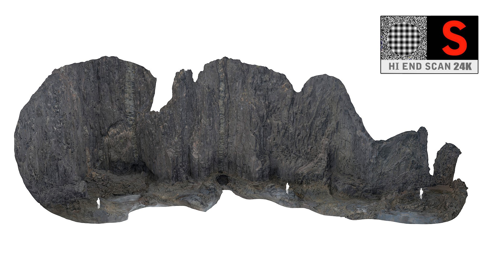 3d black cliffs pack 9