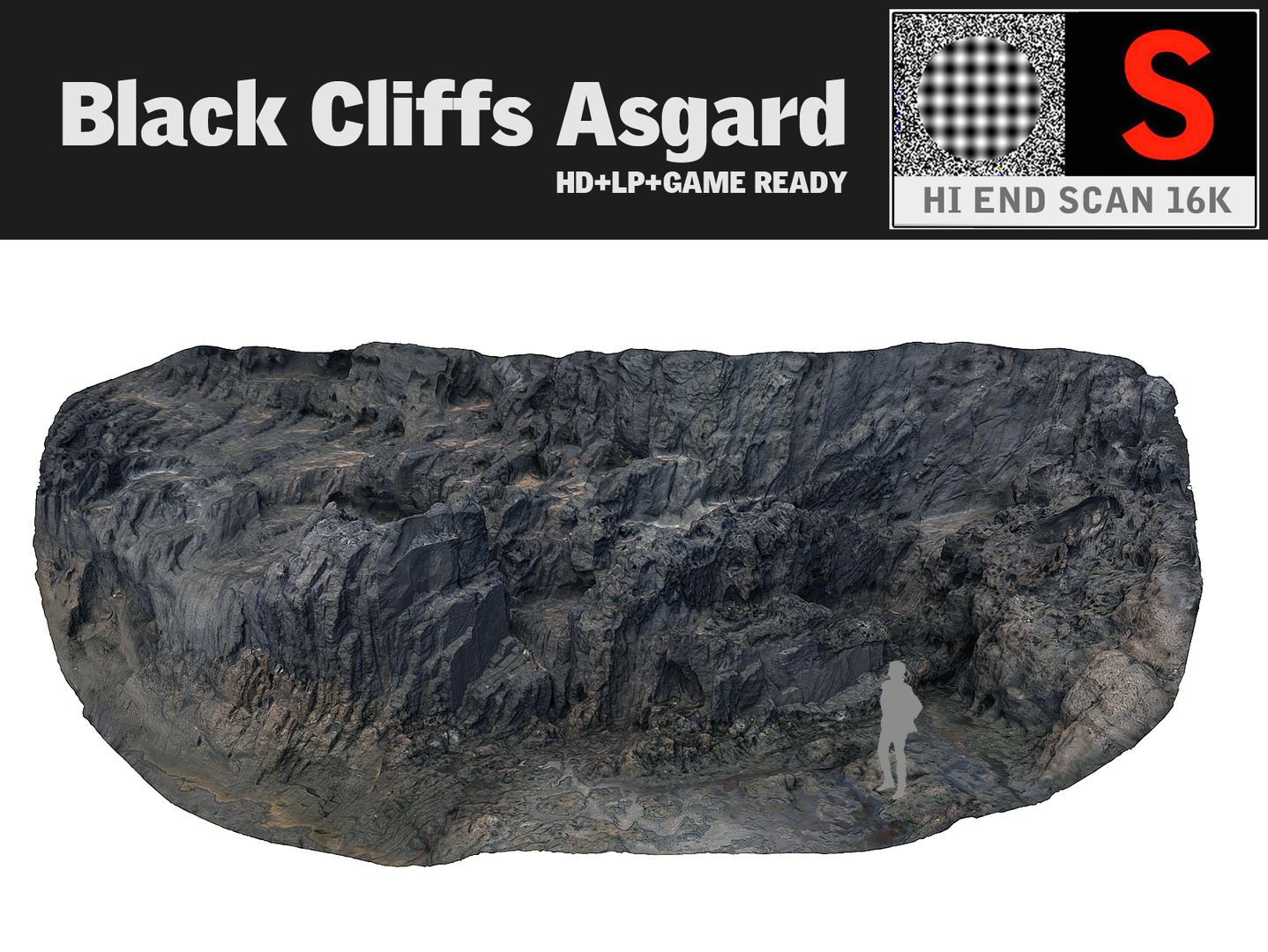 3d black cliffs pack 9