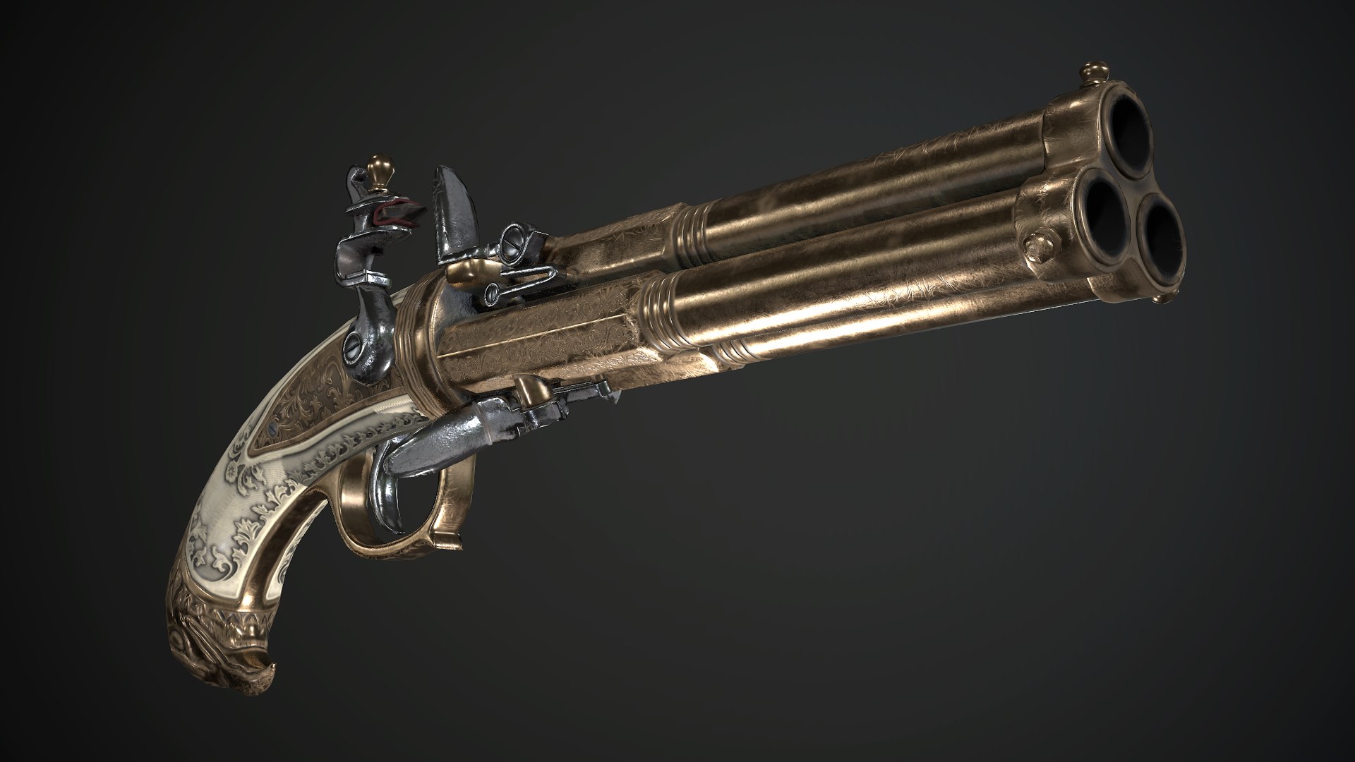 Pistol Flintlock Eagle Max