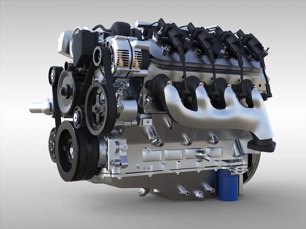 Gm ls3 engine 3D - TurboSquid 1375207
