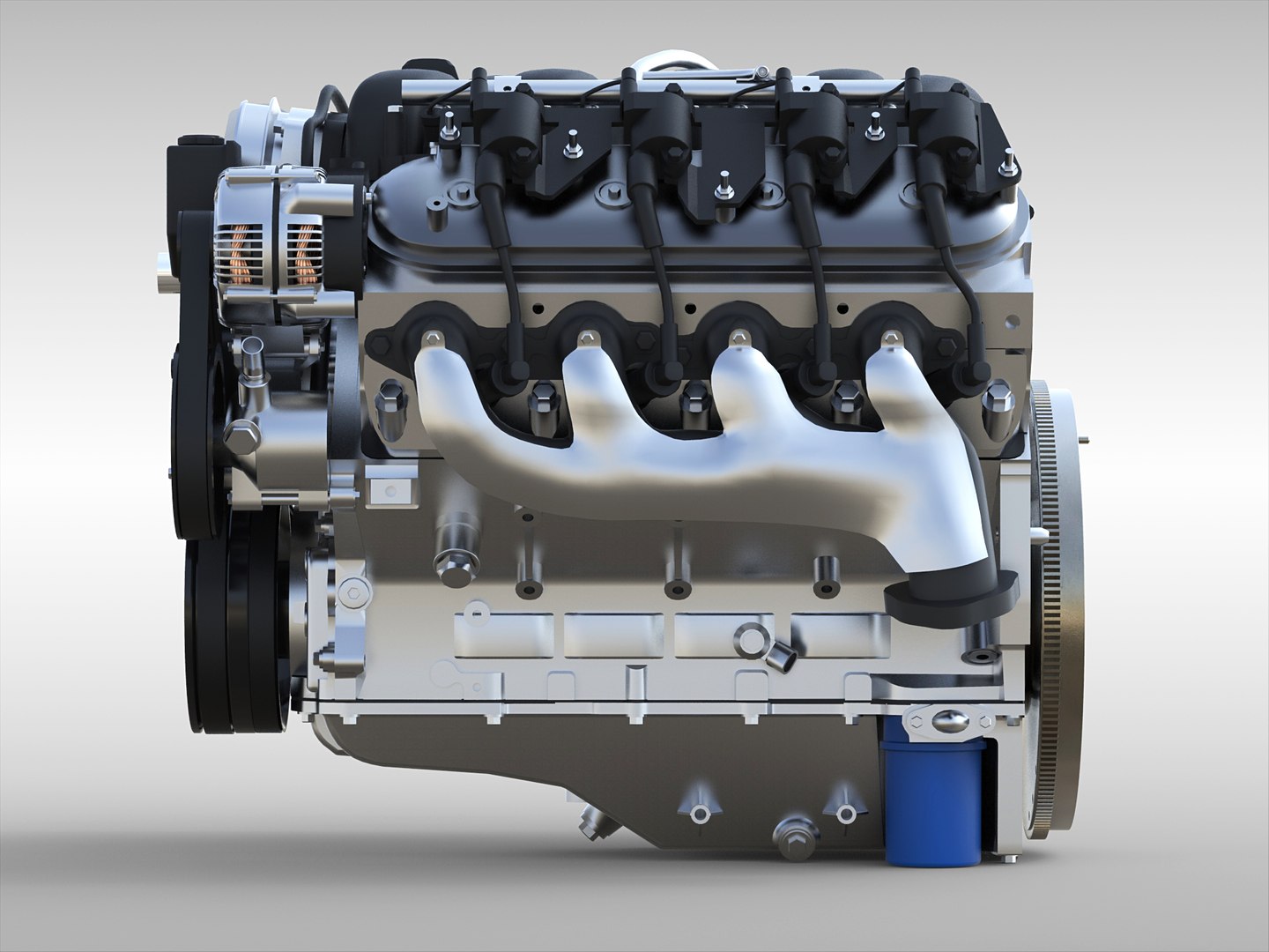 Gm Ls3 Engine 3D - TurboSquid 1375207