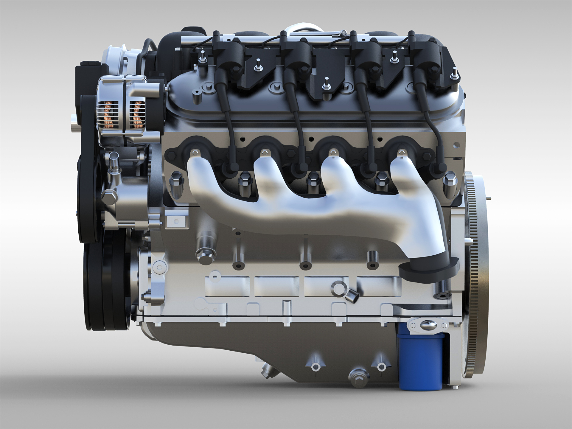 Gm ls3 engine 3D - TurboSquid 1375207