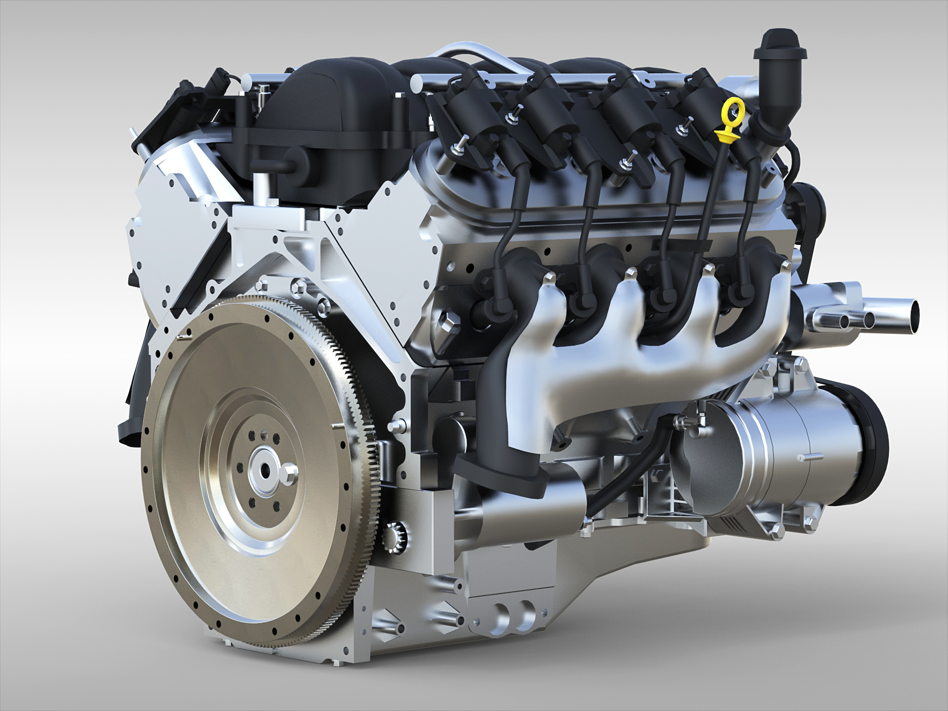 Gm ls3 engine 3D - TurboSquid 1375207