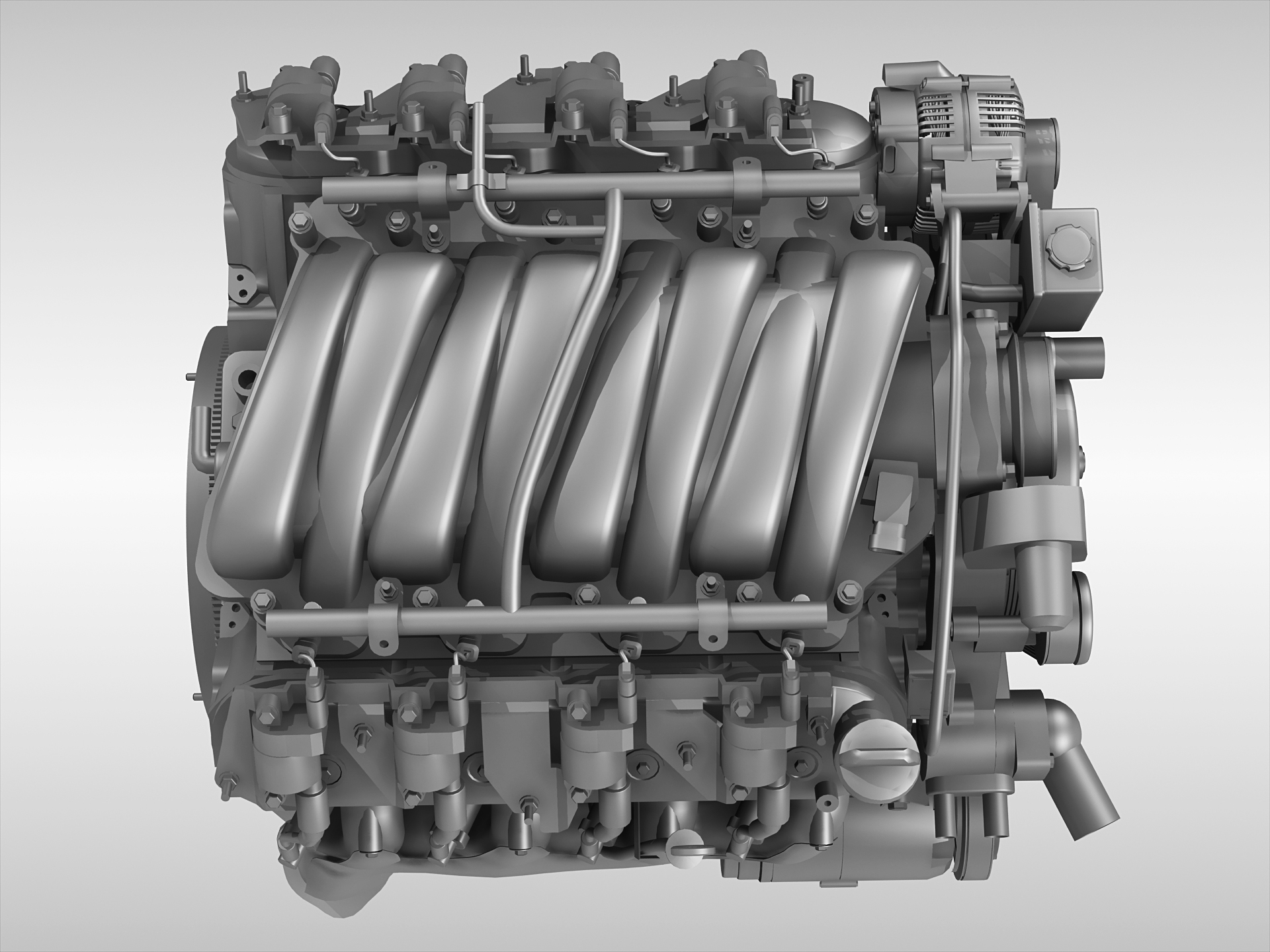 Gm ls3 engine 3D - TurboSquid 1375207