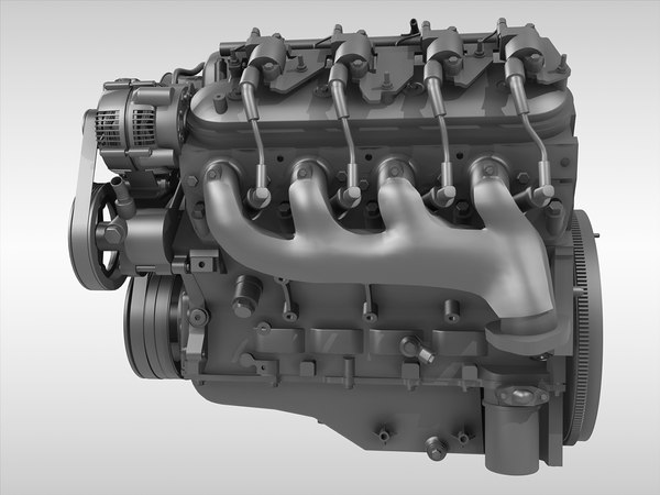 Gm ls3 engine 3D - TurboSquid 1375207