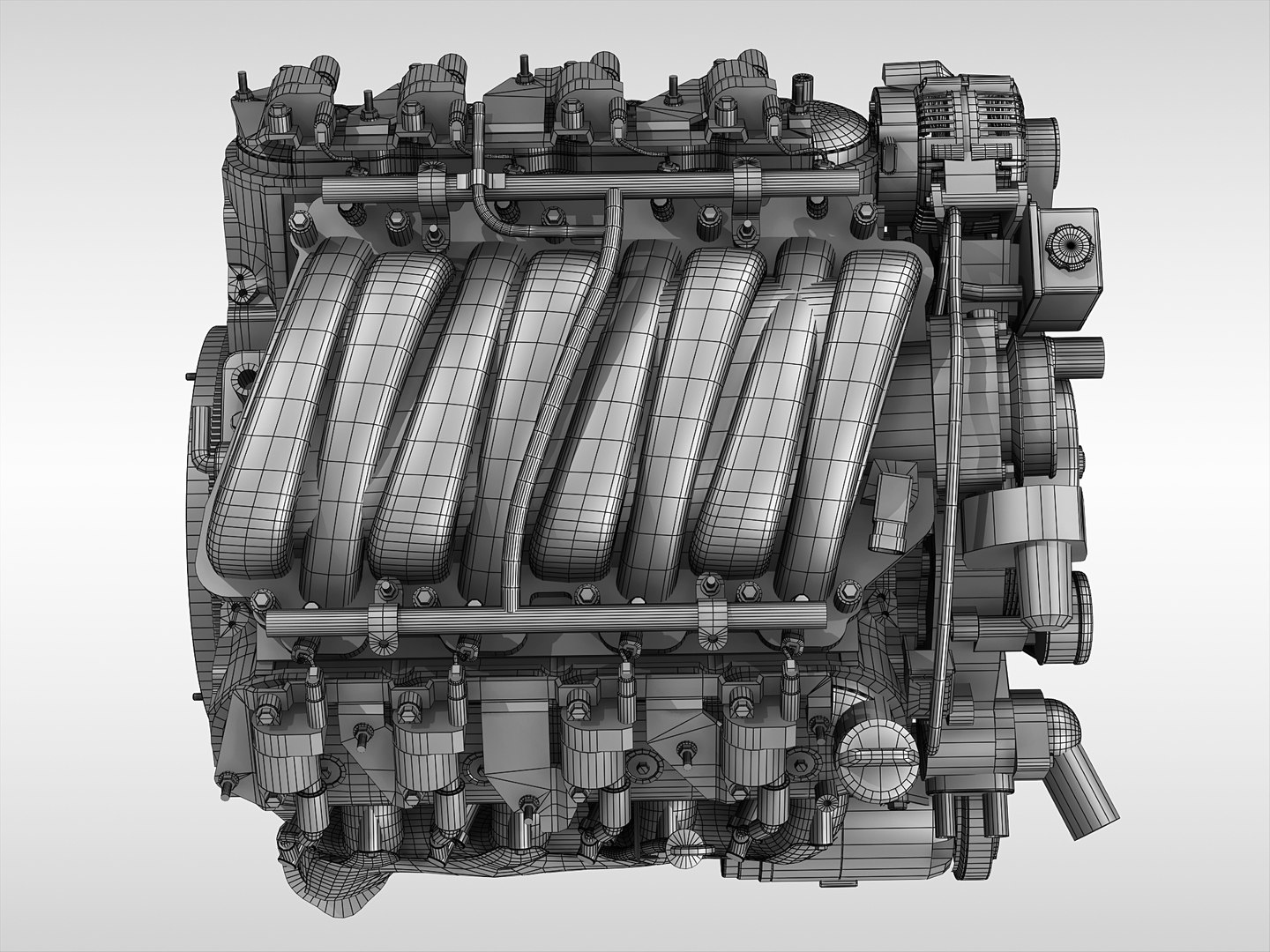 Gm Ls3 Engine 3D - TurboSquid 1375207