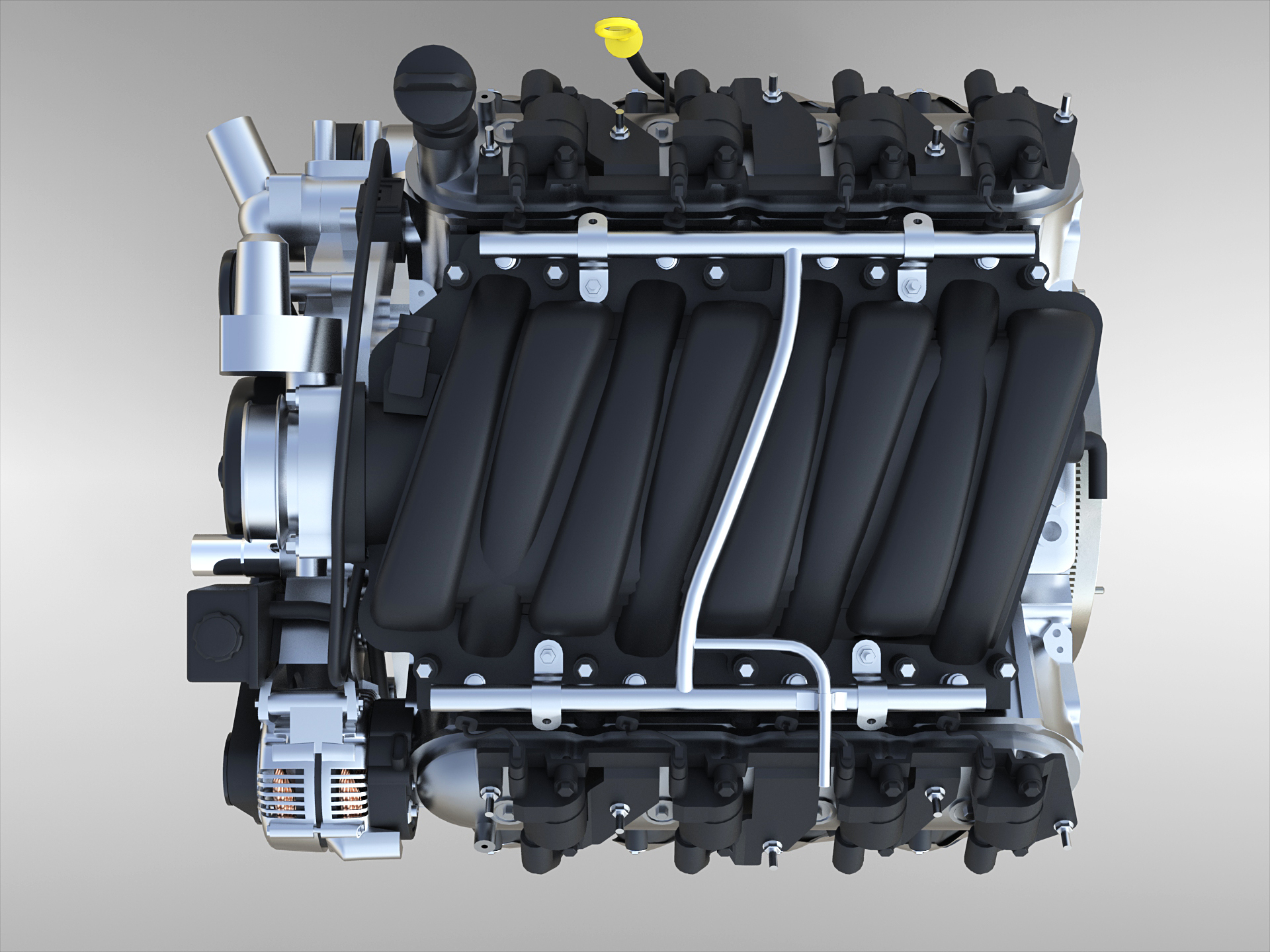 Gm ls3 engine 3D - TurboSquid 1375207