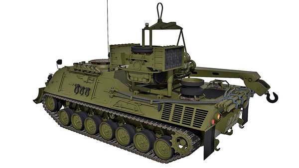 modelo 3d Leopard Bergepanzer 2 ARV con MTU Engine Bysanders Modelos 3D ...
