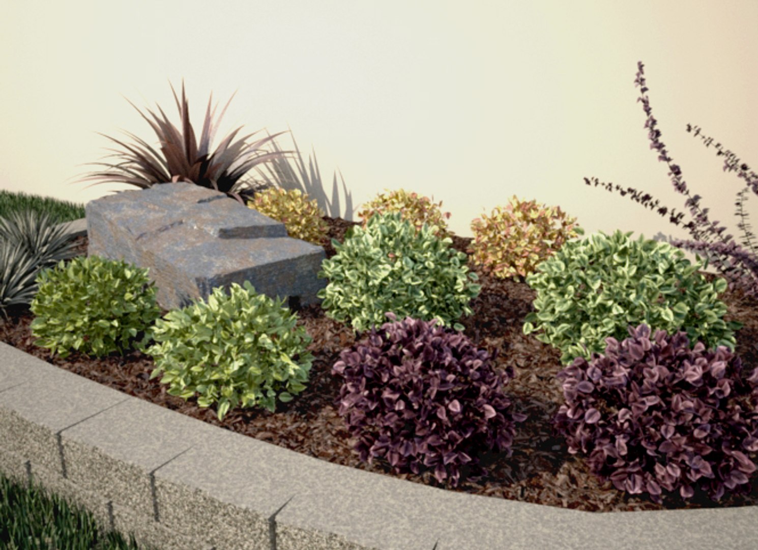 3d Renderings Ready Shrub - Model