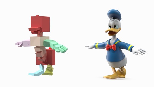 modelo 3d Colección de personajes de Disney manipulados - TurboSquid ...