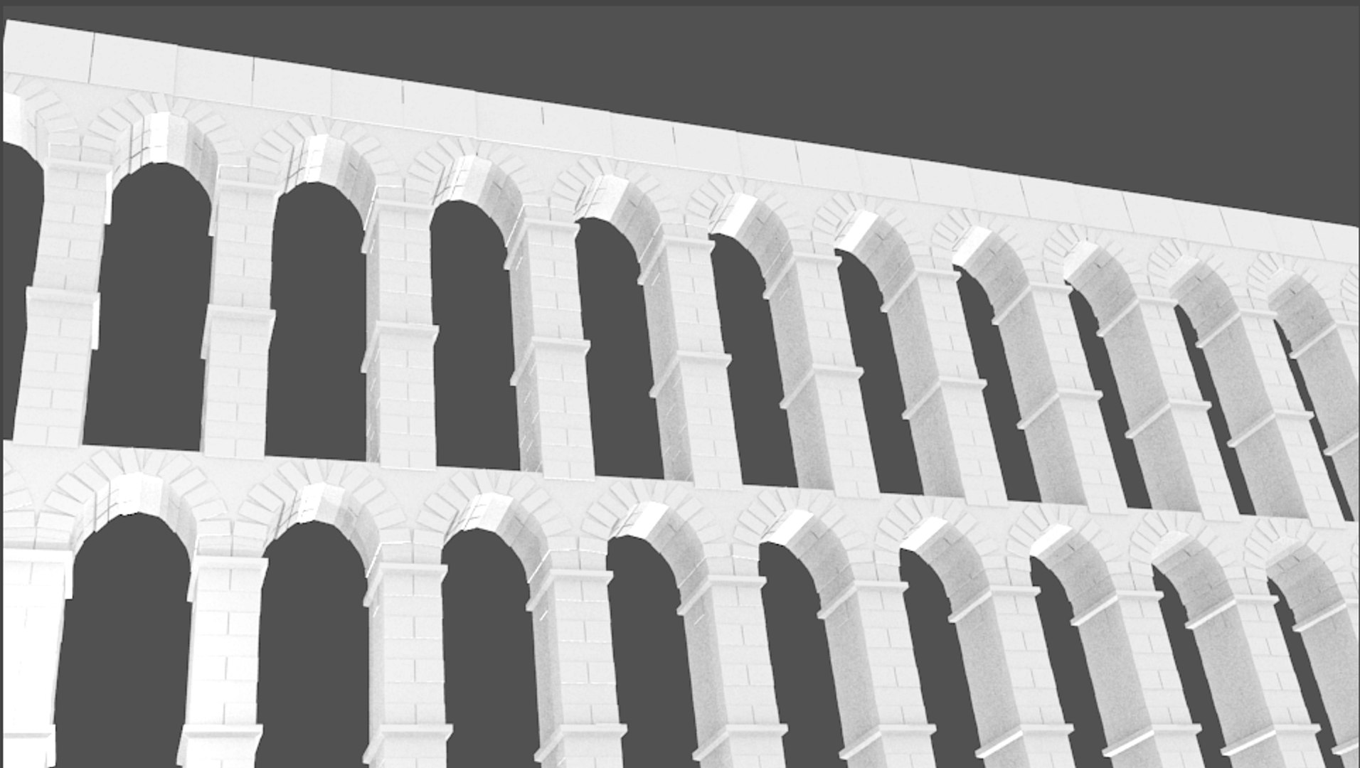 3d Water Aquaduct Model