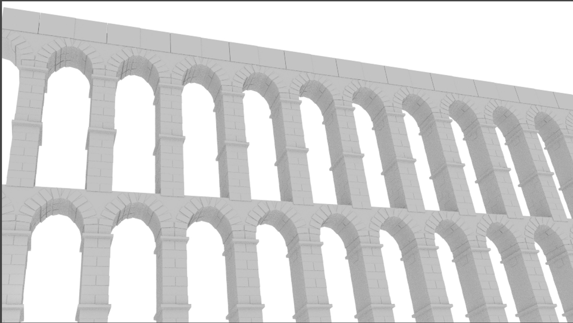 3d Water Aquaduct Model