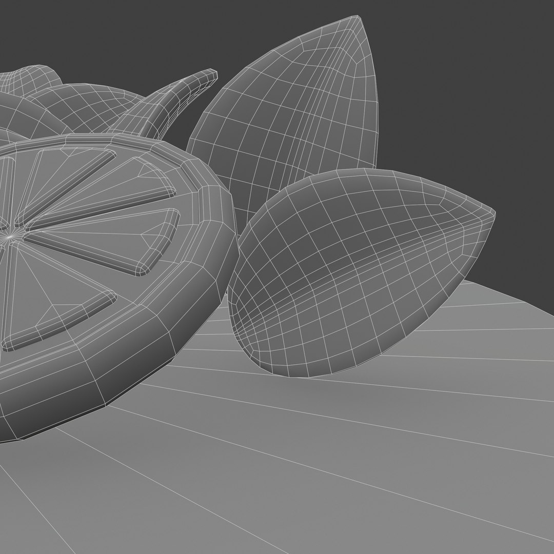 3D Cartoon Lemon Cheesecake Model - TurboSquid 1981305