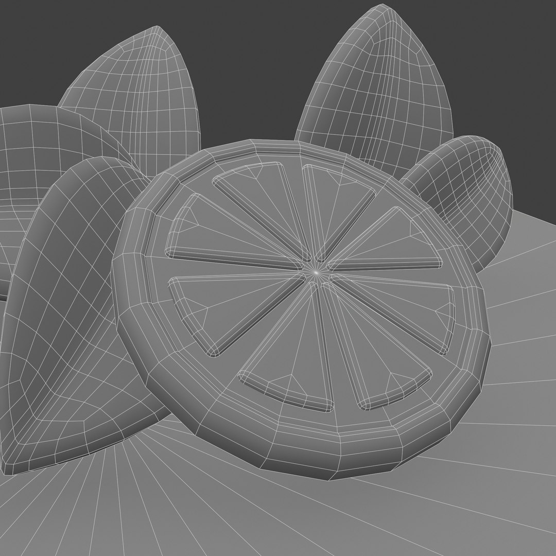 3D Cartoon Lemon Cheesecake Model - TurboSquid 1981305