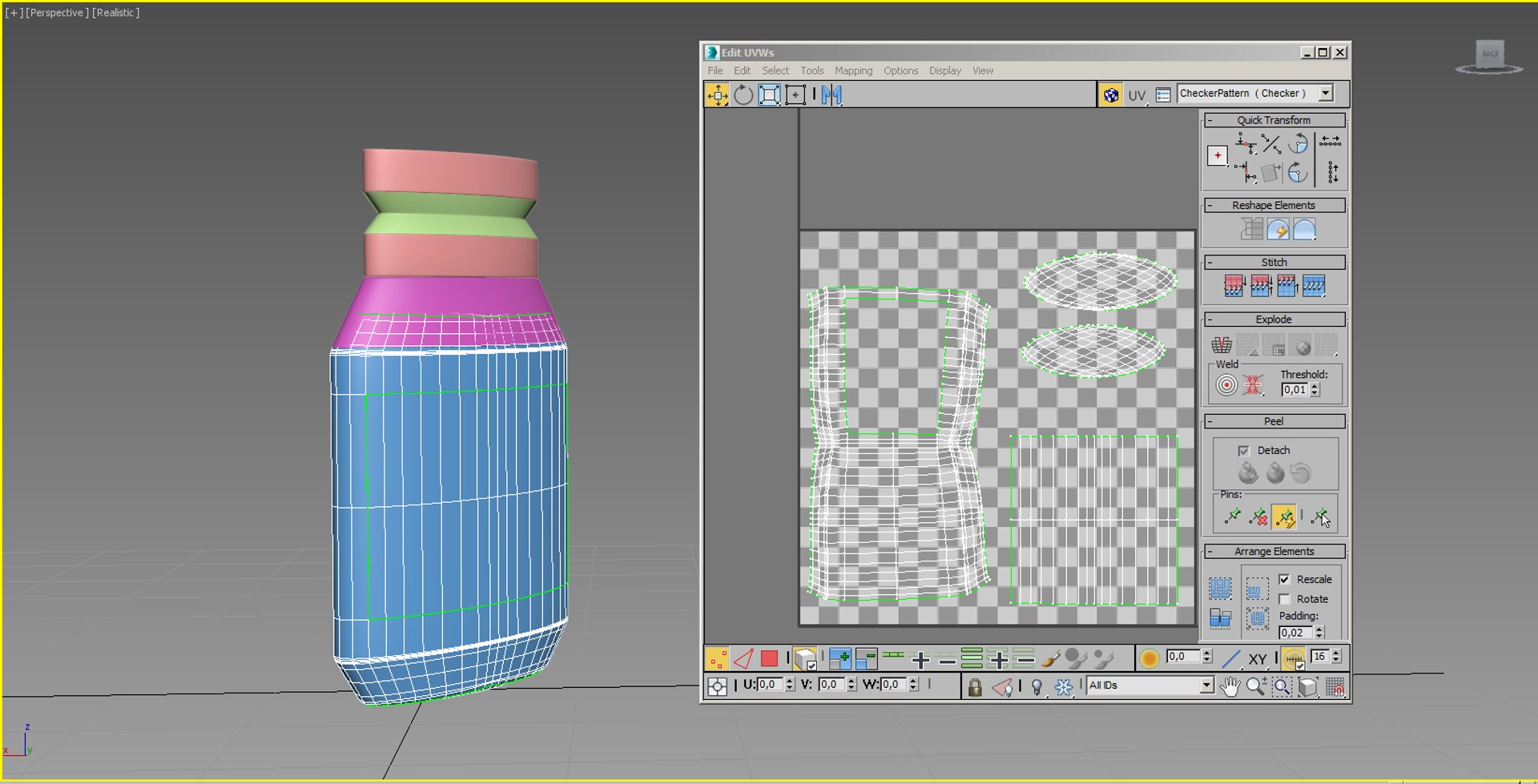 3d Max Perfume Bottle