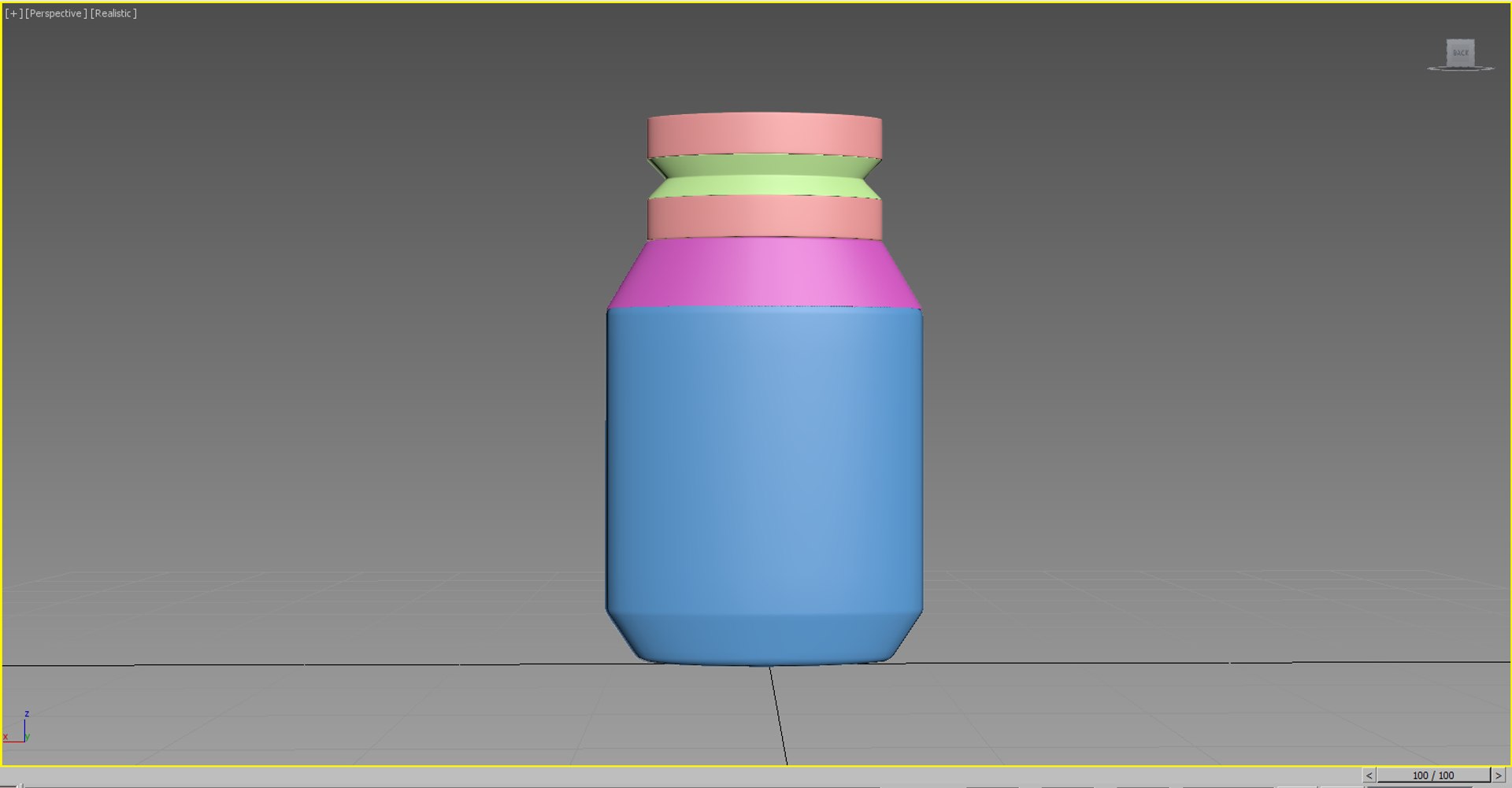 3d Max Perfume Bottle