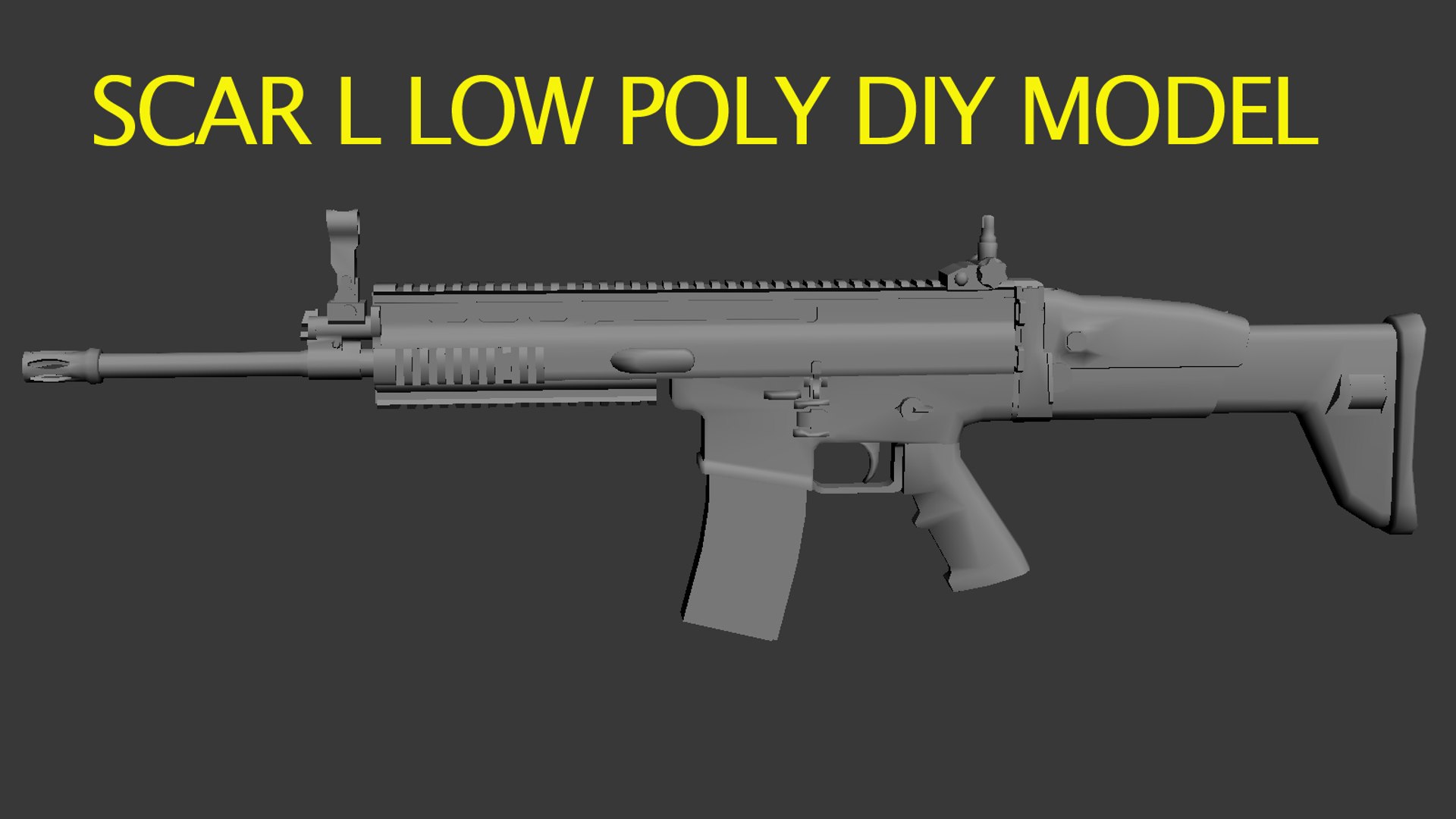Scar L Kit Diy 3d 3ds