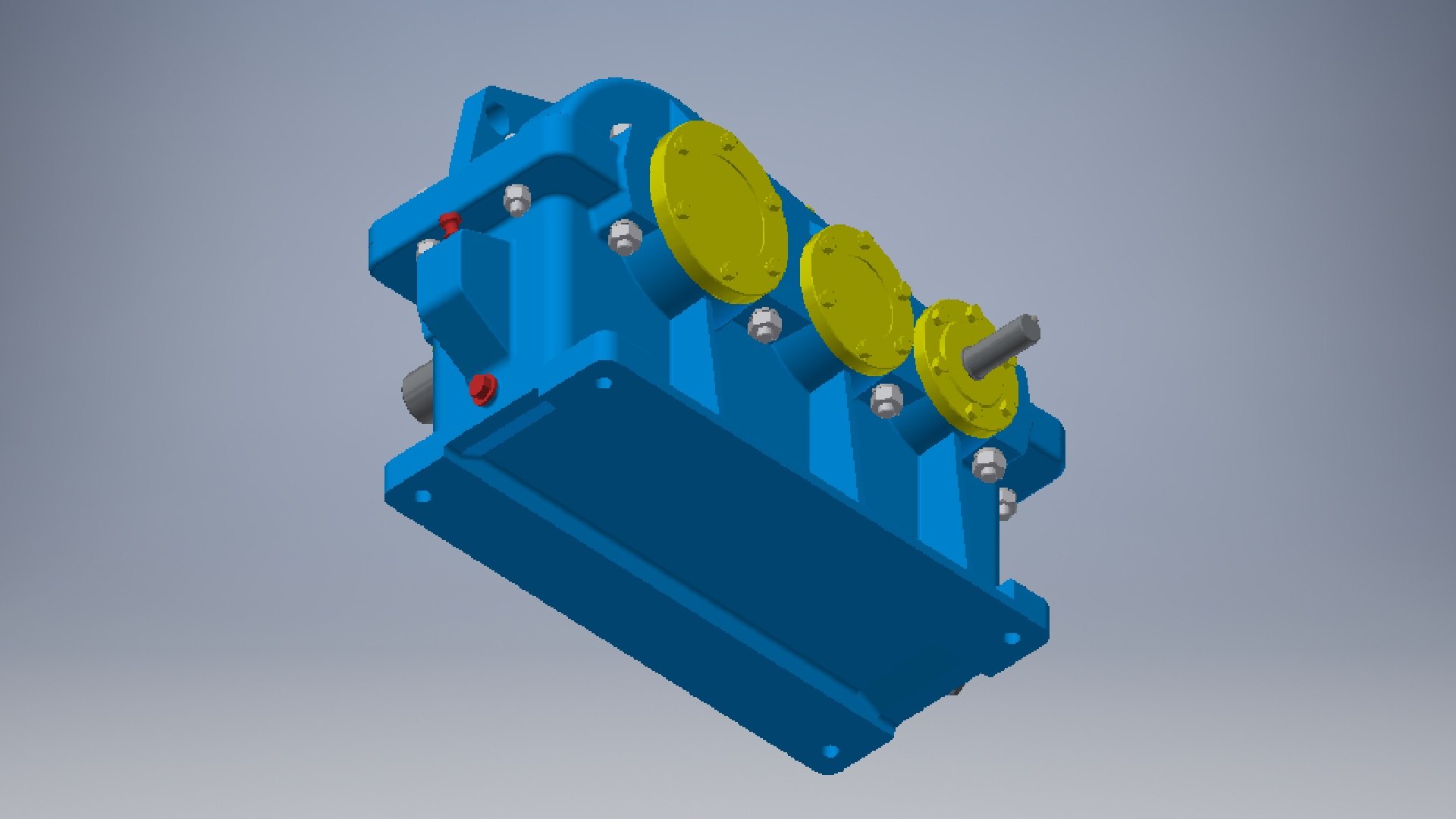 3D Two-stage Gearbox 3 D Model - TurboSquid 2079330