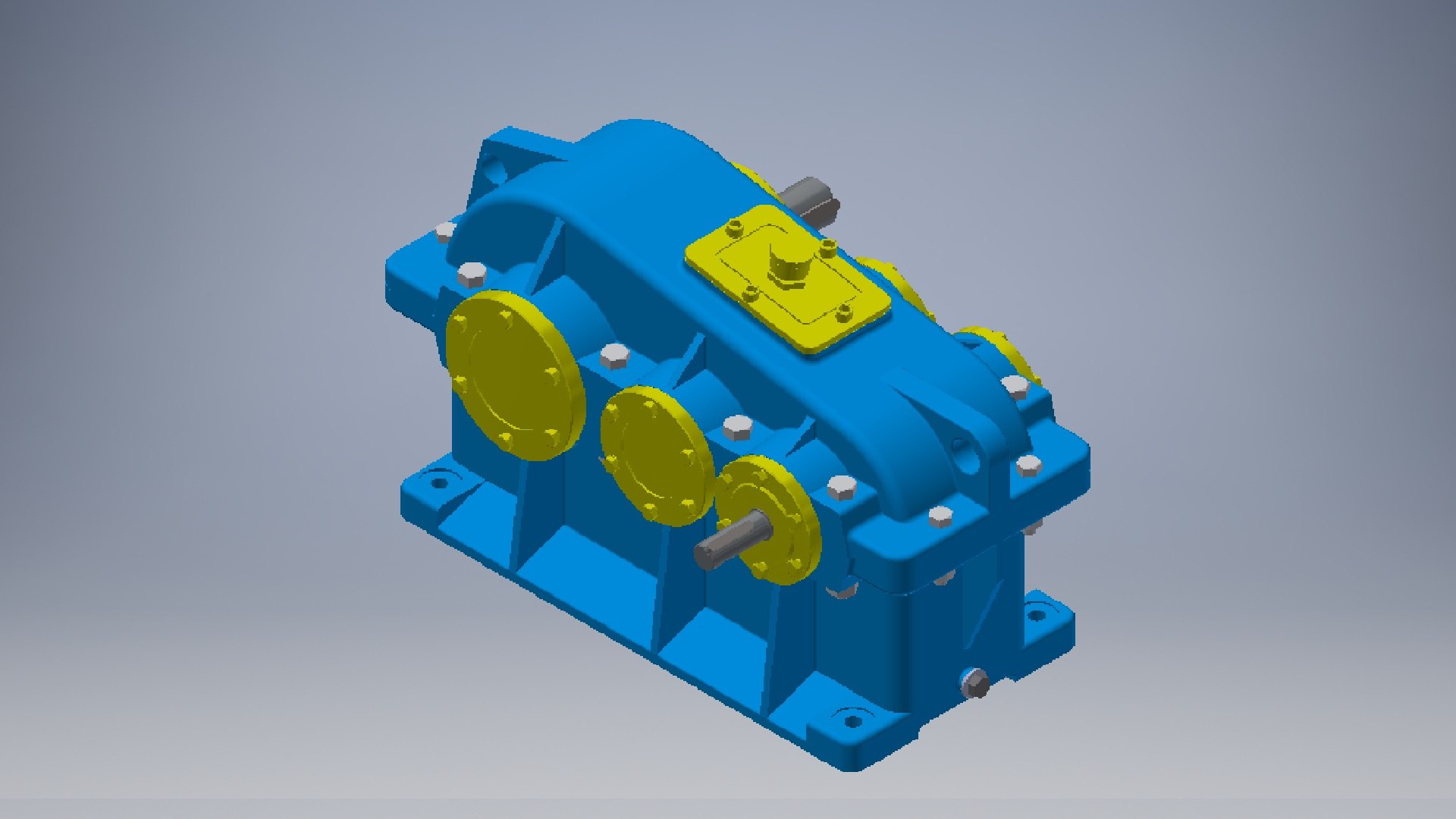 3D Two-stage Gearbox 3 D Model - TurboSquid 2079330