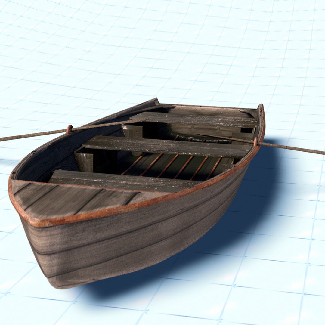 3D row boat model - TurboSquid 1245015