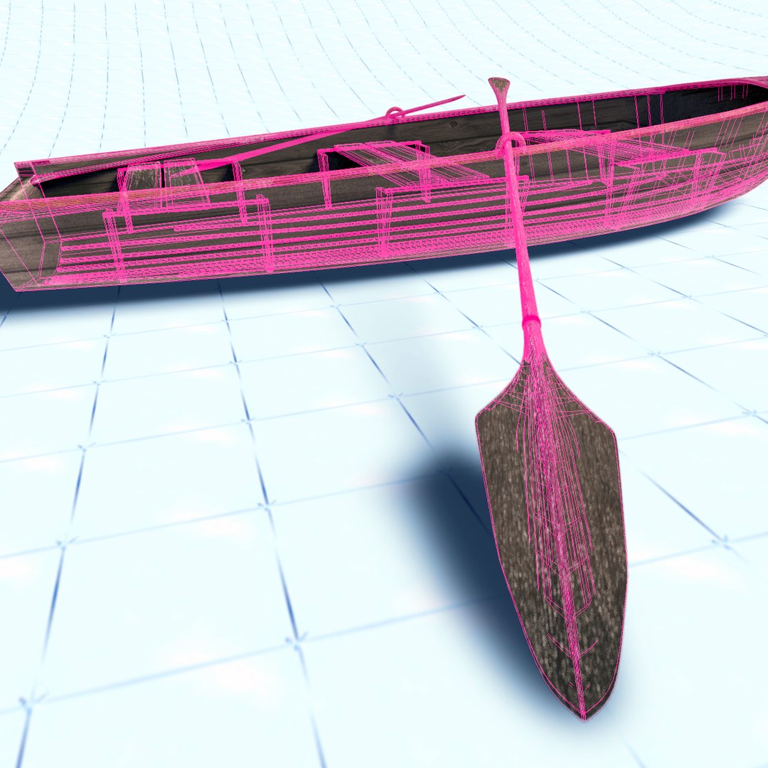 3D Row Boat Model - TurboSquid 1245015