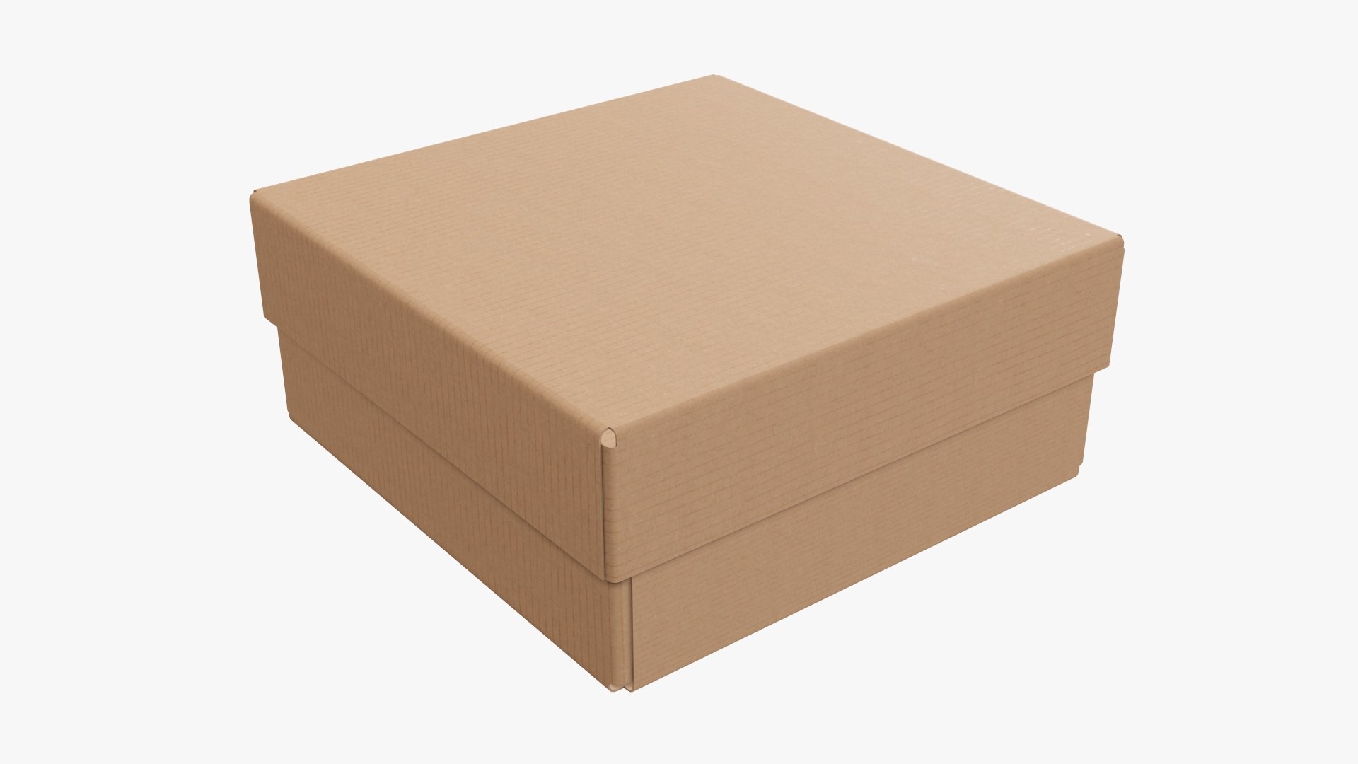 Cardboard Box Lid 3D - TurboSquid 1585415