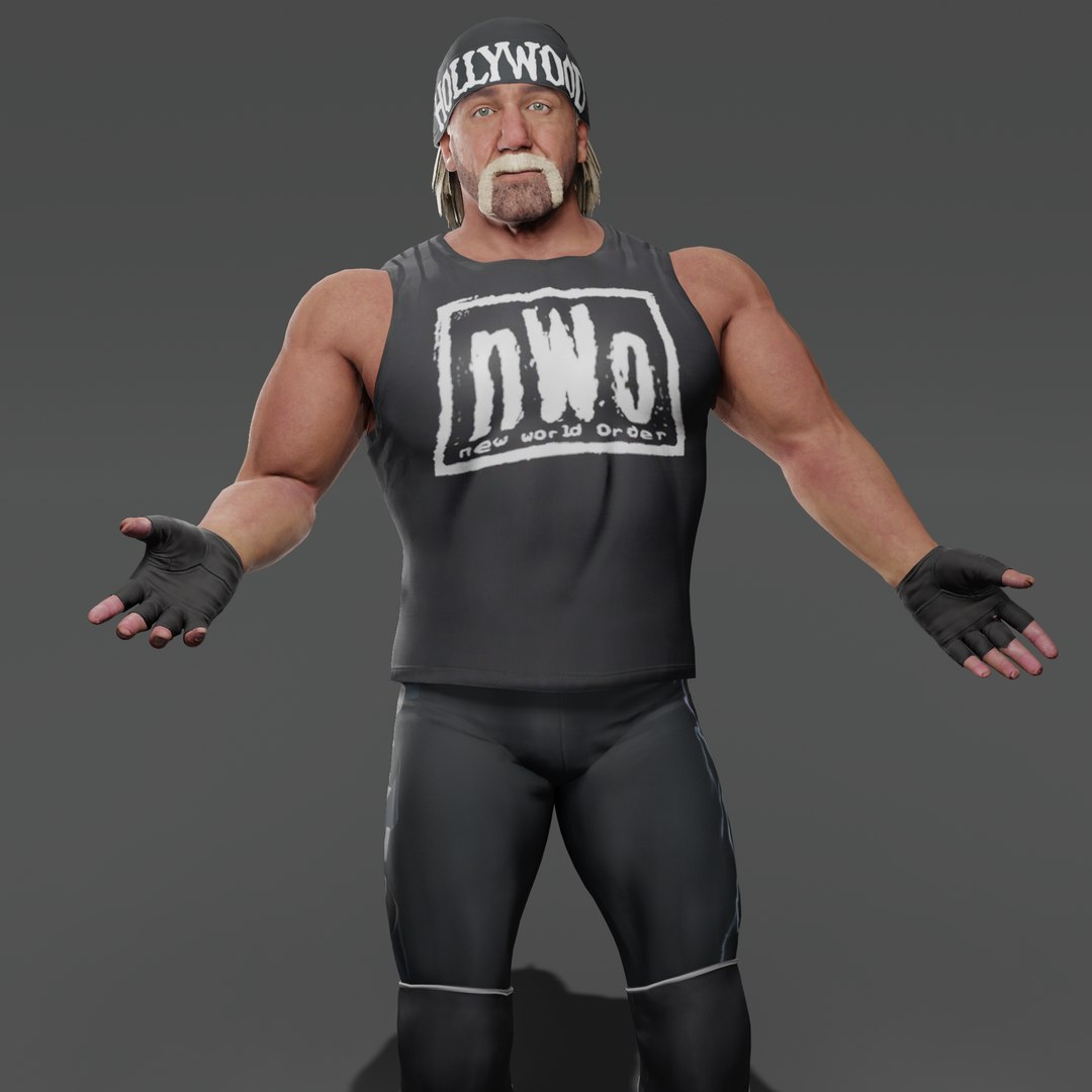 Hulk Hogan3D模型 - TurboSquid 1883955