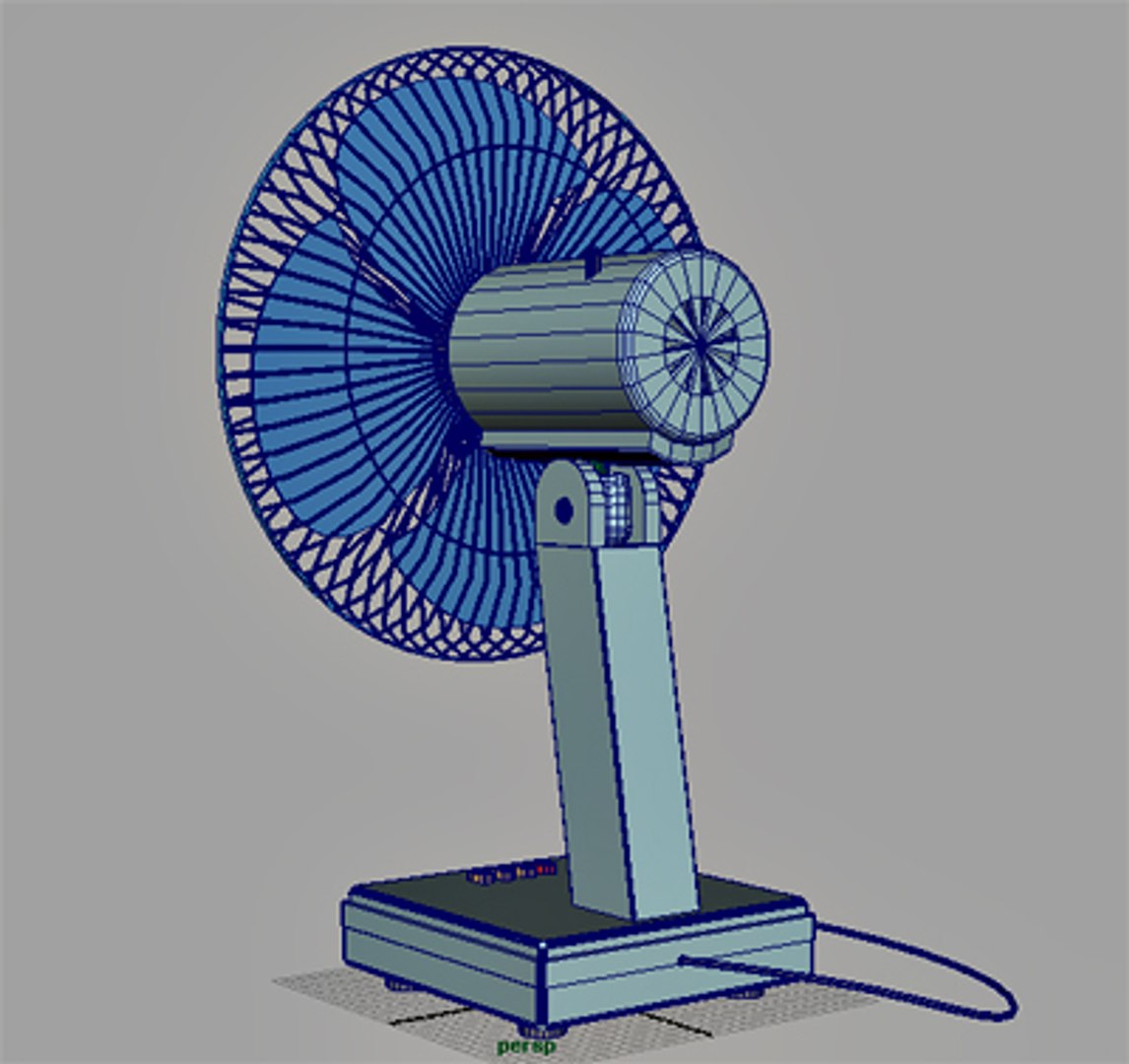 3d table fan