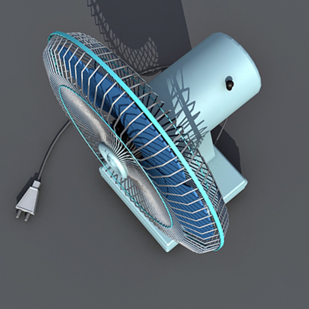 3d table fan