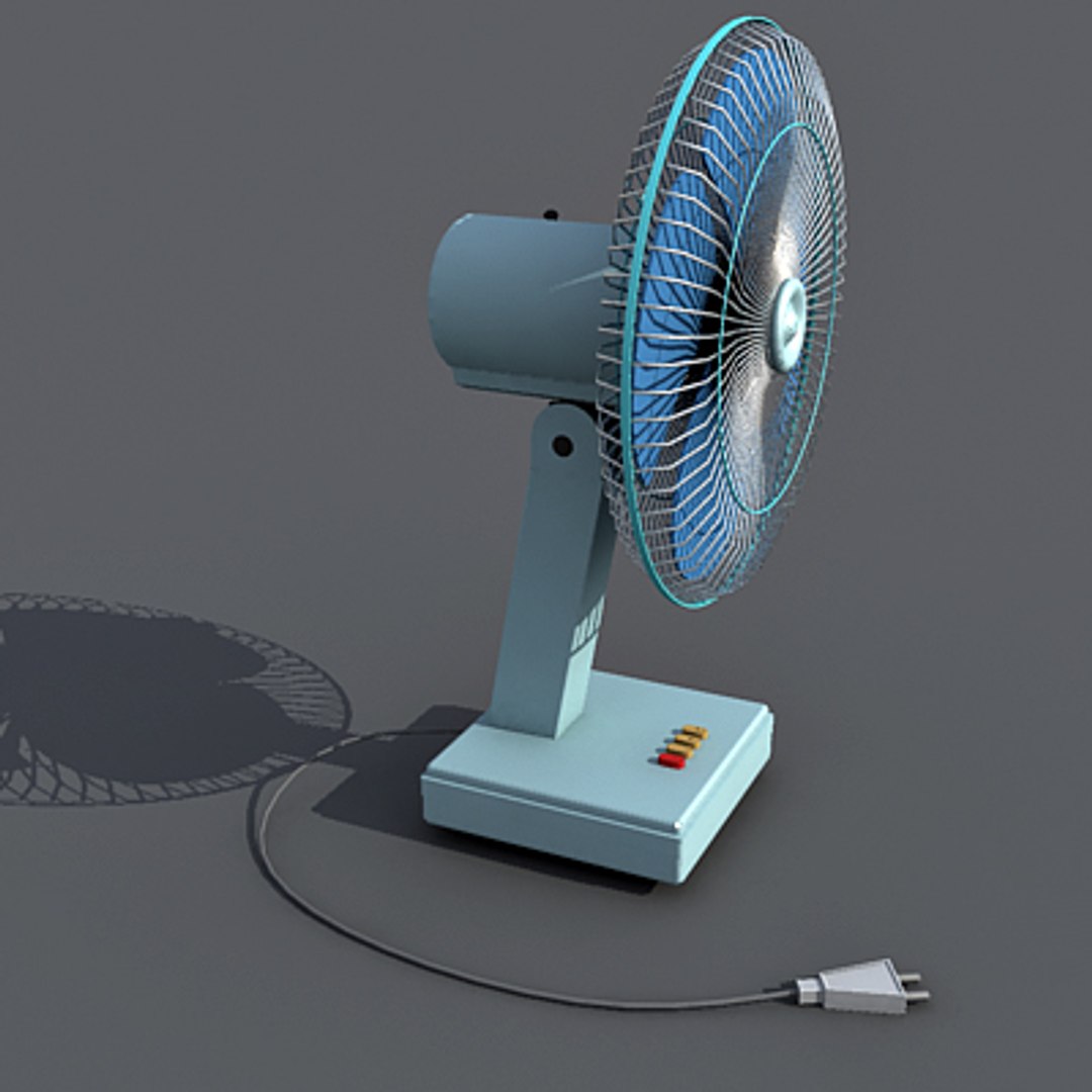 3d table fan