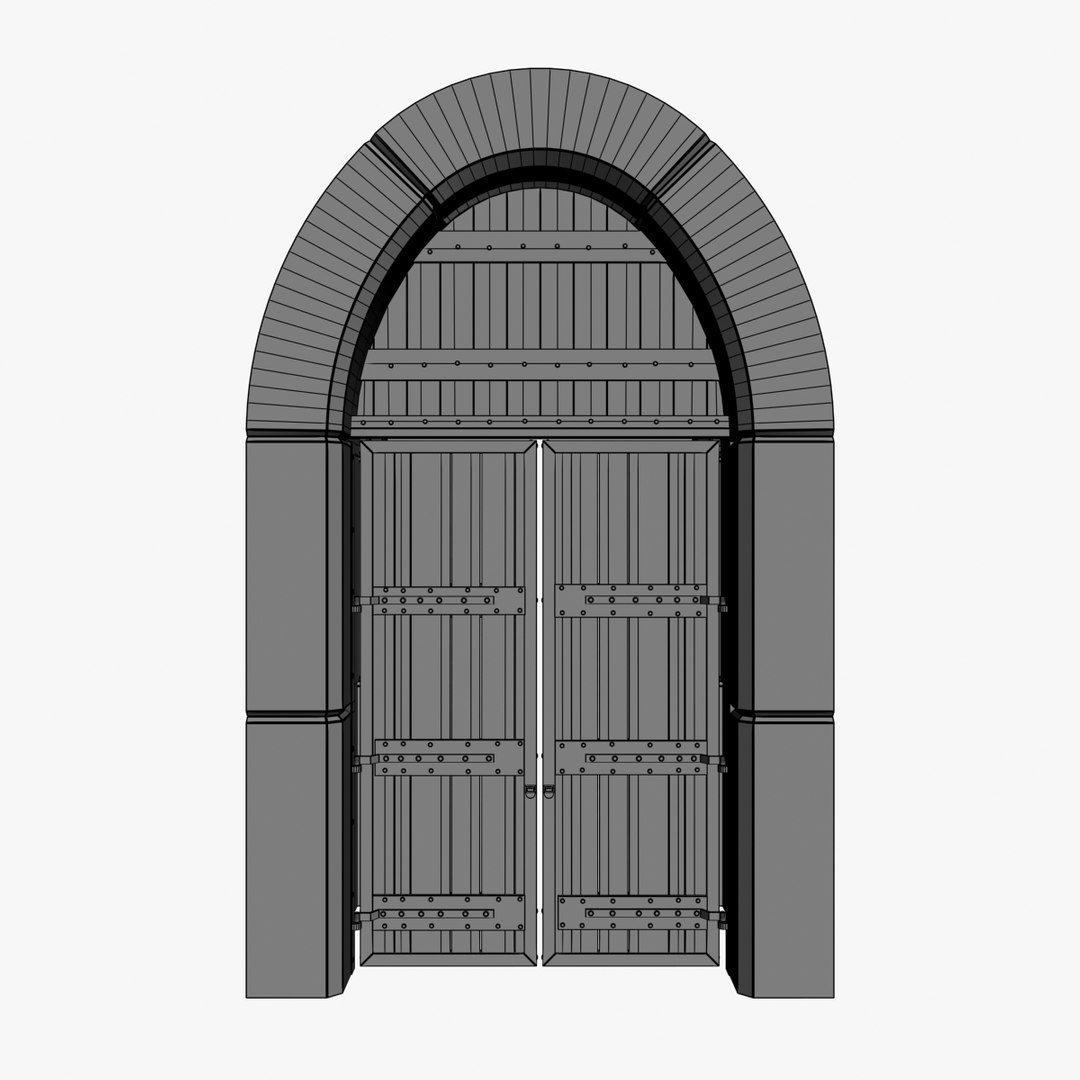 Castle Gate 3D Model - TurboSquid 1286932