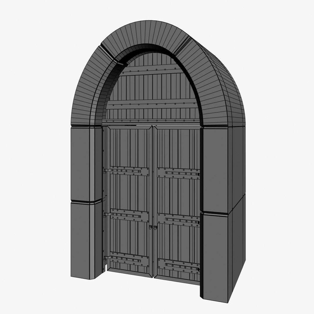Castle Gate 3D Model - TurboSquid 1286932