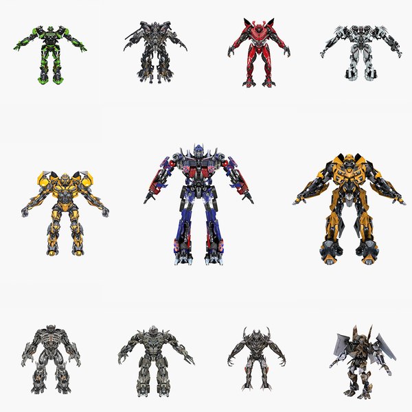 modelo 3d Pack de 11 modelos de Transformers en 1 - TurboSquid 2365263