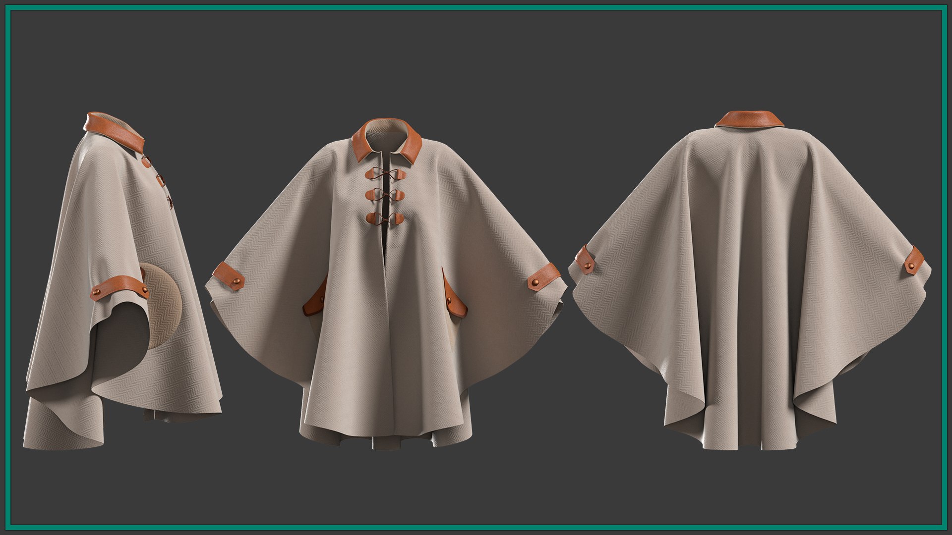 3D 7 Female Cape - TurboSquid 2396228