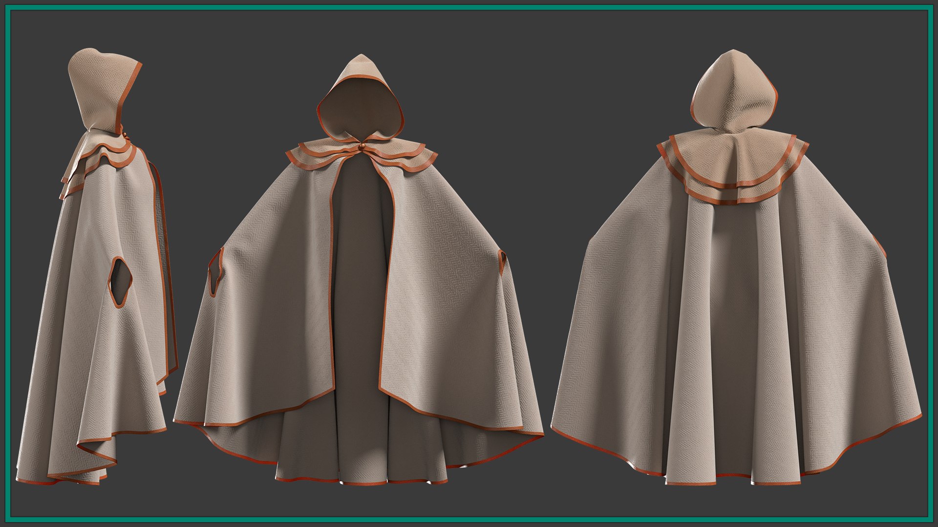 3D 7 Female Cape - TurboSquid 2396228