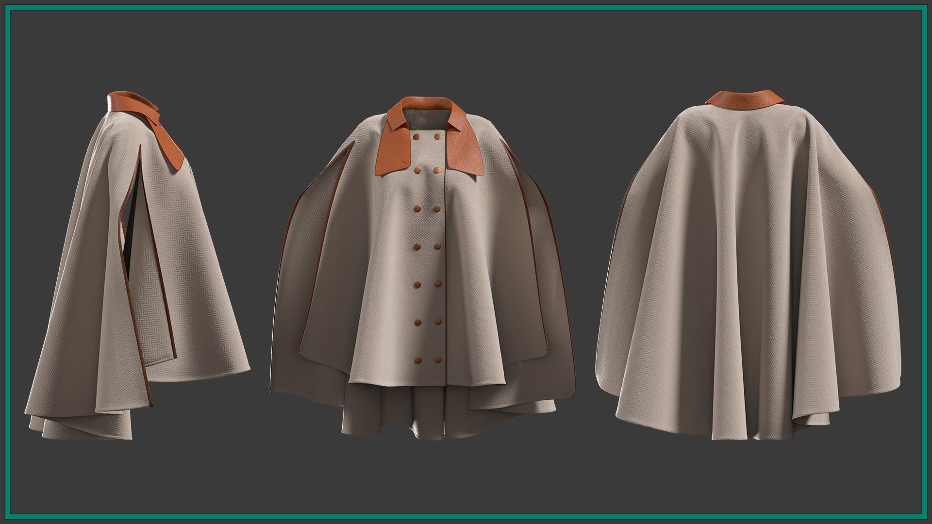 3D 7 Female Cape - TurboSquid 2396228