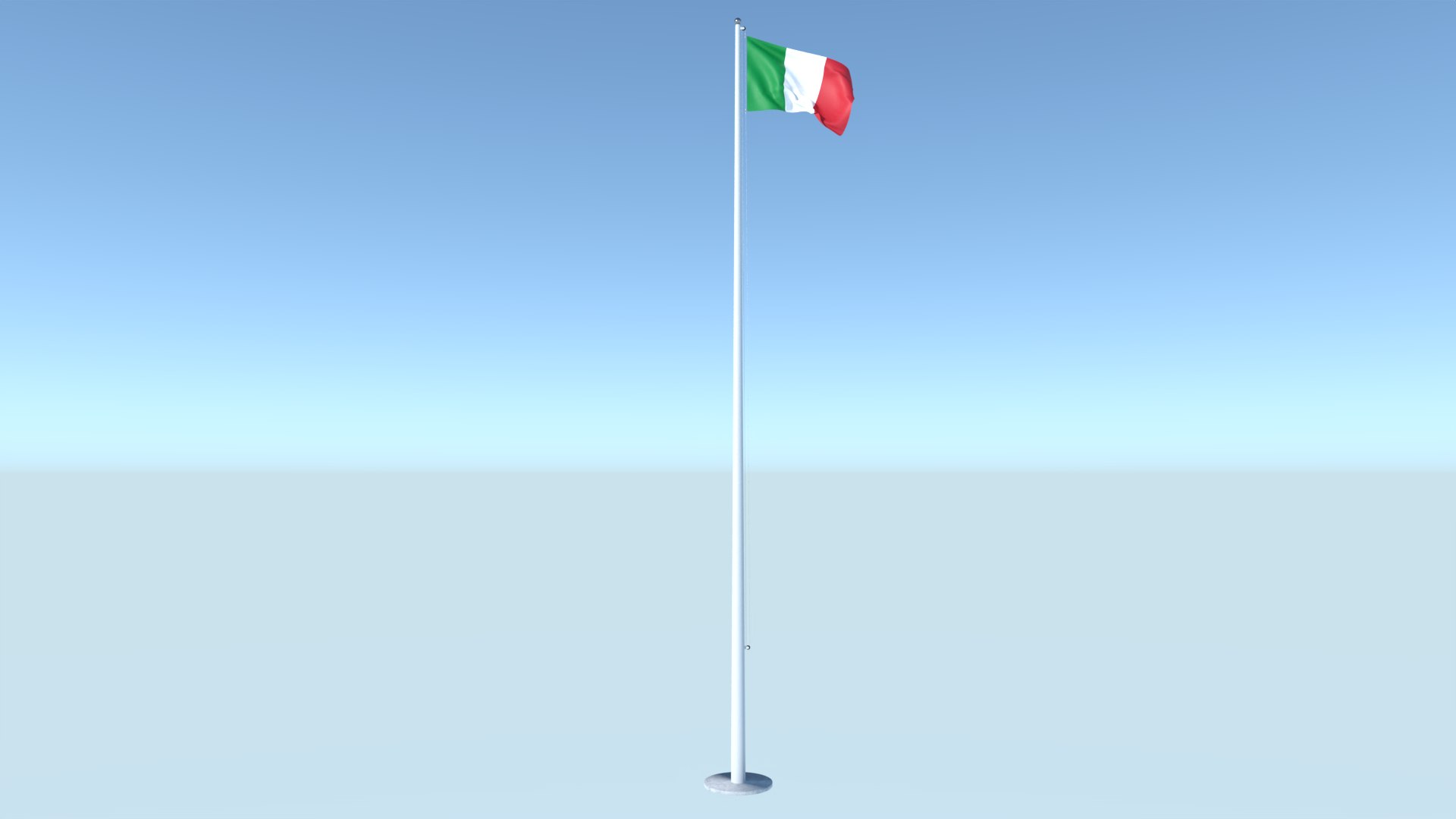 3D Model Animated Flag Of Italy - TurboSquid 1736560