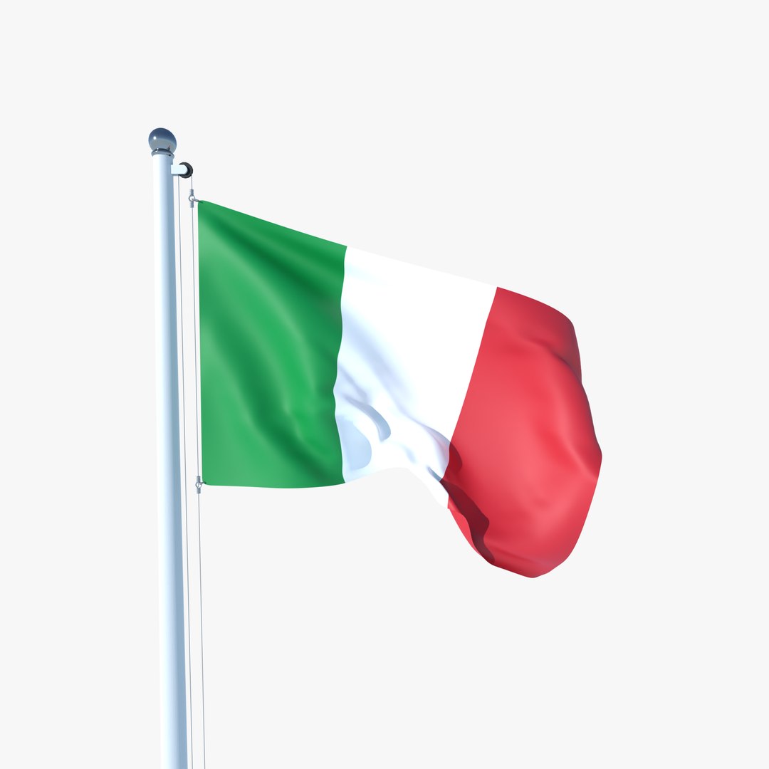 3D model Animated Flag of Italy - TurboSquid 1736560