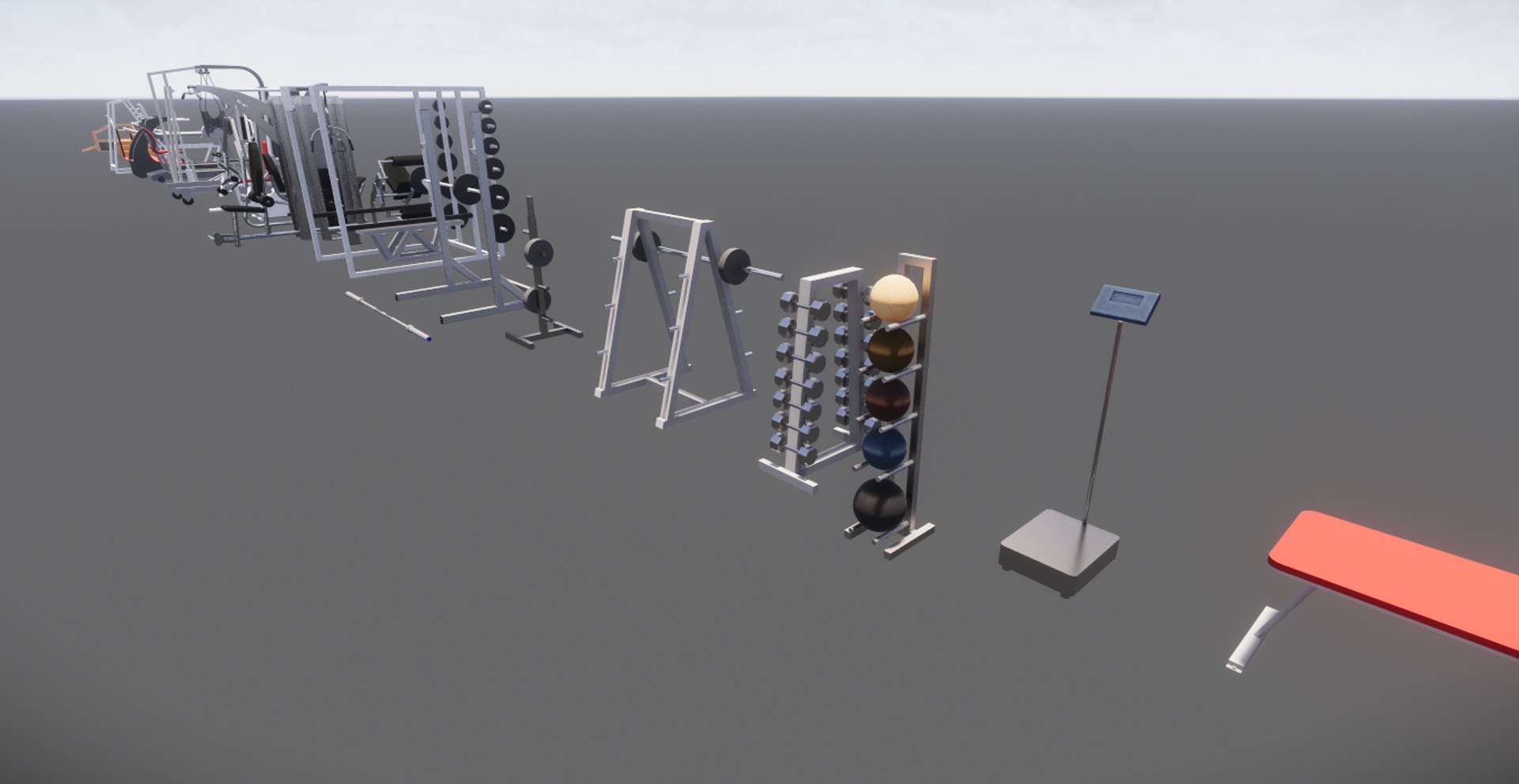 25 Gym Revit 2015 3D Model - TurboSquid 1290337