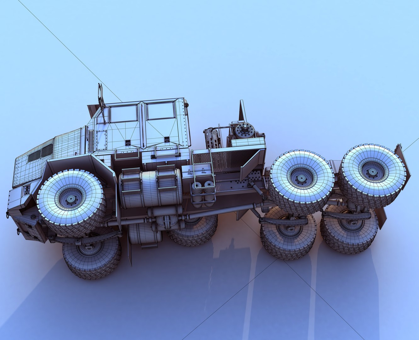 heavy equipment transporters het 3d max